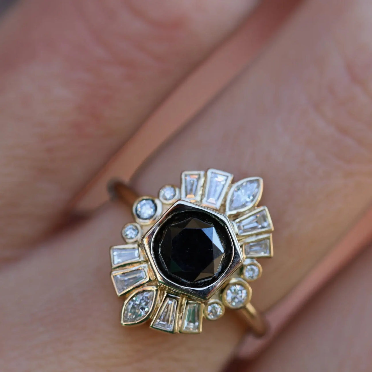 2.26ct Black Diamond Stella Ring – Marrow Fine