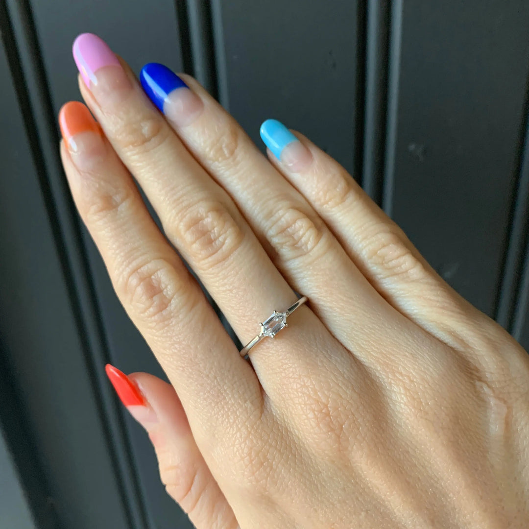 .37ct Mini Bullet Diamond Ring – Marrow Fine