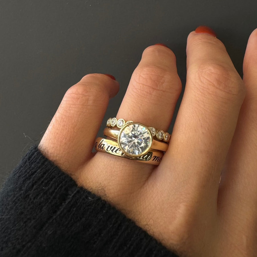 Solid Gold Wedding Bands – Marrow Fine