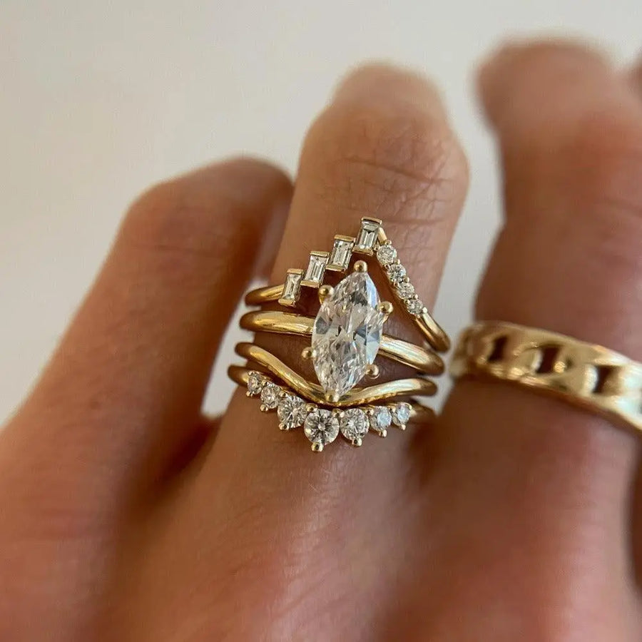 Solid Gold Wedding Bands – Marrow Fine