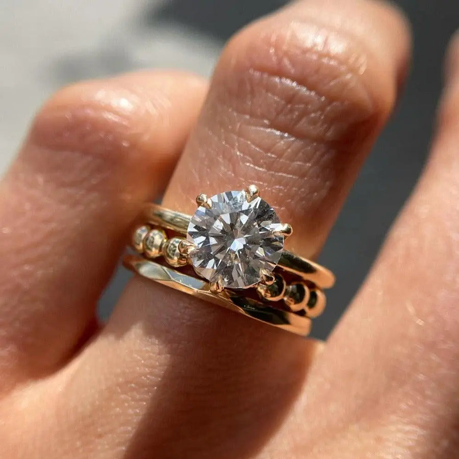 Solid Gold Wedding Bands – Marrow Fine