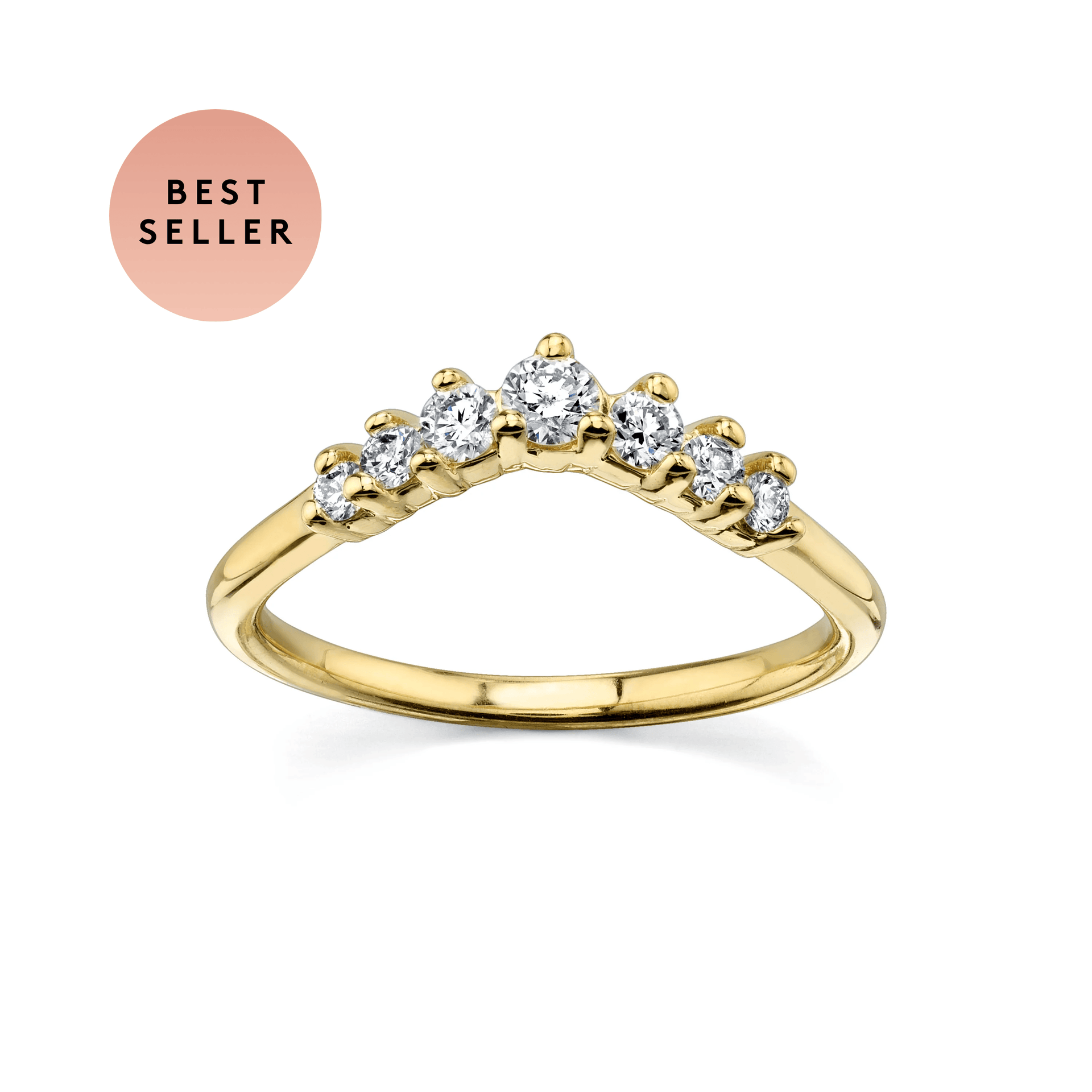 Seven Stars Nesting Ring | Unique Bridal Nesting Band – Marrow Fine