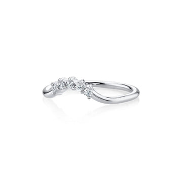 White Diamond Crown Ring | Small Diamond Headdress for Engagement Ring ...