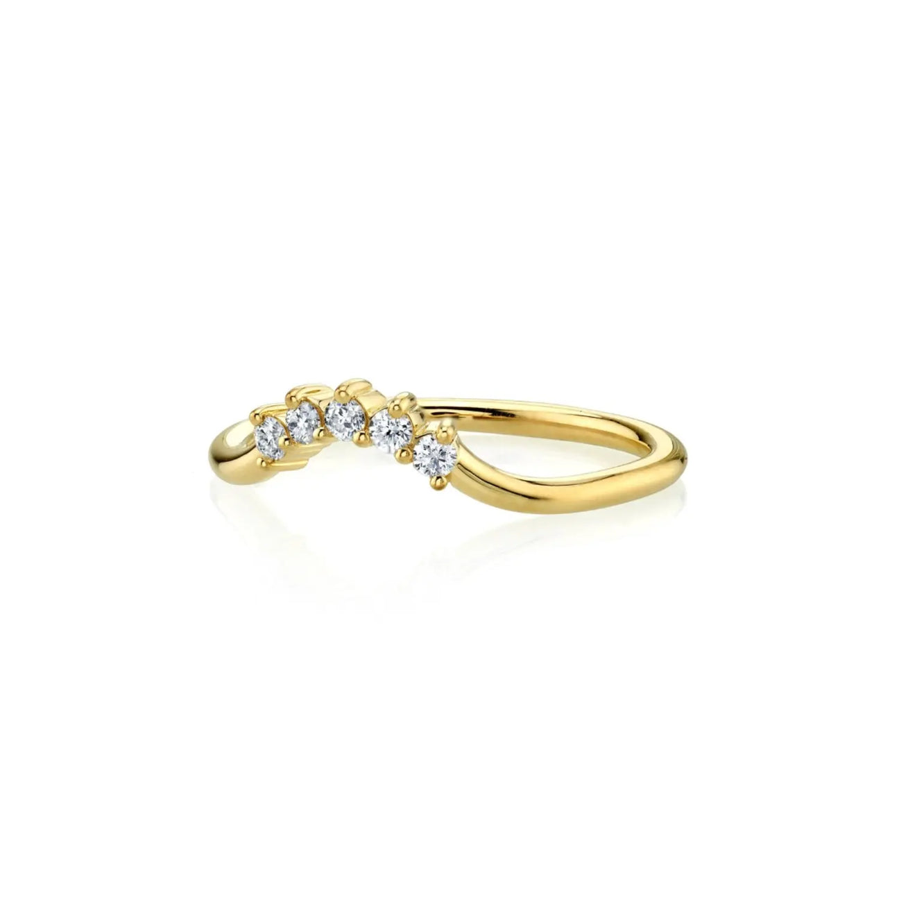 White Diamond Crown Ring | Small Diamond Headdress for Engagement Ring ...