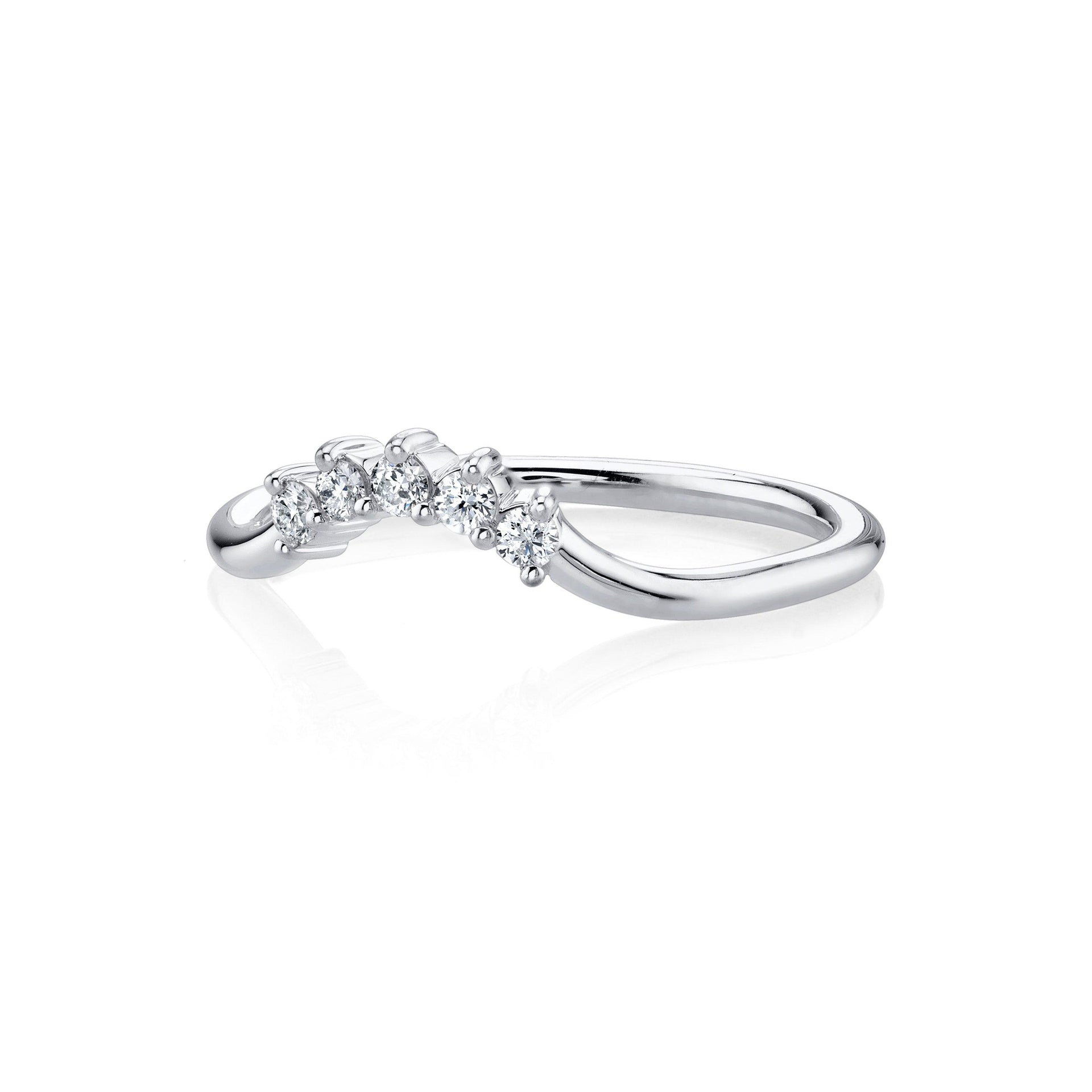 White Diamond Crown Ring | Small Diamond Headdress for Engagement Ring ...