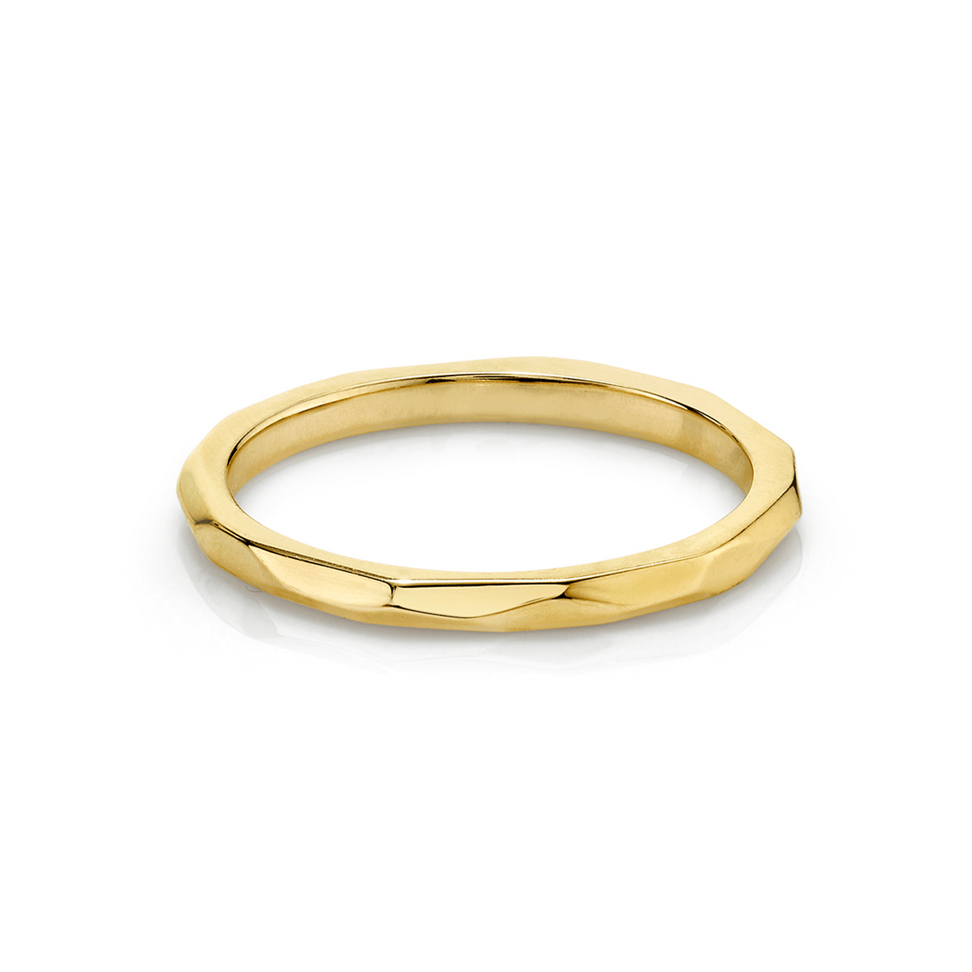 Hand Carved Geo Band – Marrow Fine